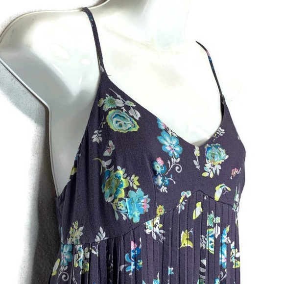 LC Lauren Conrad | Dresses | Laura Conrad Long Multiflower Periwinkle ...
